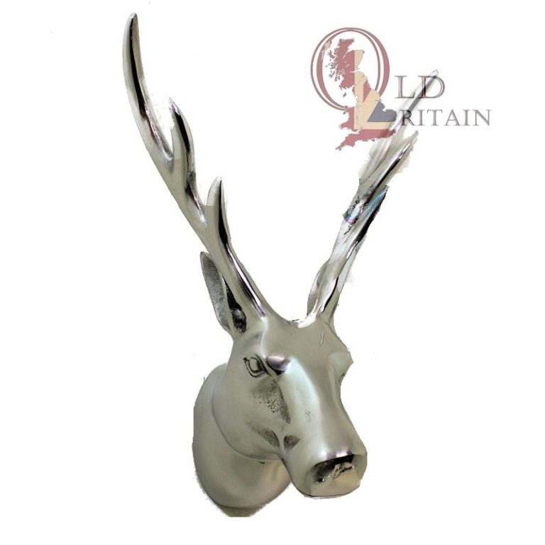 Aluminium Stag Head Wall Hanging Mounted Metal Trophy
