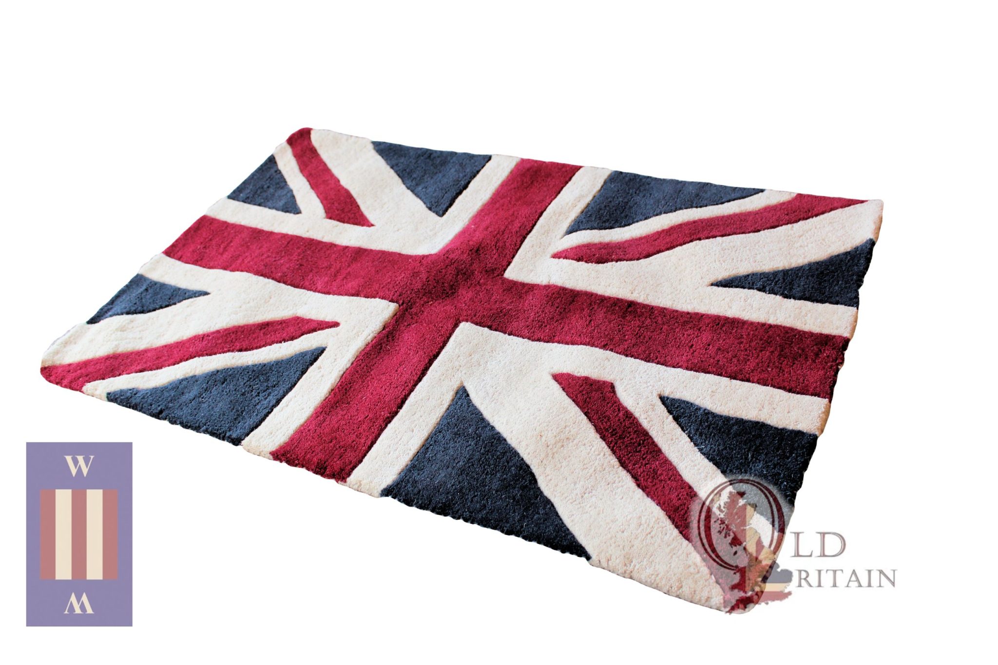 Union Jack Rug - Real Wool, Thick, Soft & comfortable